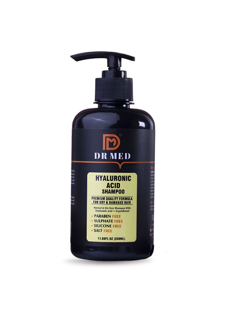 "DR MED Hyaluronic Acid Shampoo: Deep Hydration for Healthy Hair - 350